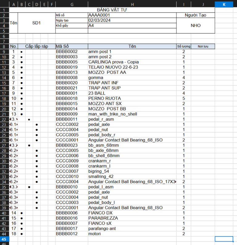 Autodesk Inventor: Xuất Danh Sách Vật Tư (BOM) Tùy Chỉnh Excel bằng iLogic và API – z-log.net