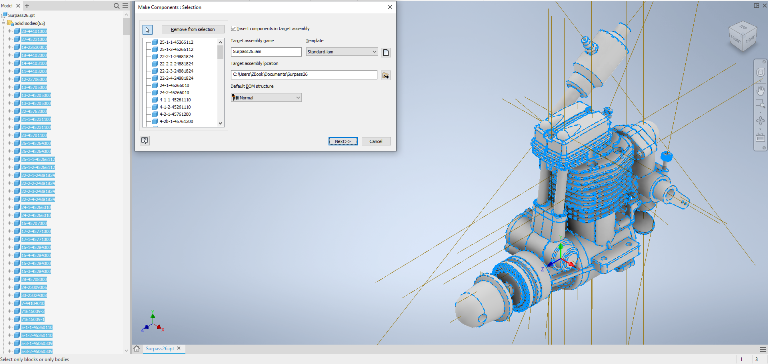 Autodesk Inventor: Thiết Kế Cụm Với Multi-body parts – z-log.net